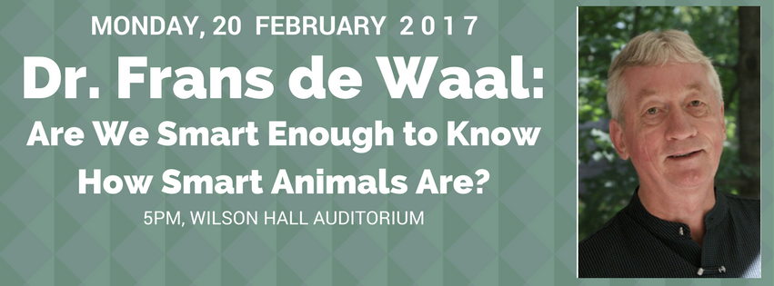 Dr. Frans de Waal - JMU
