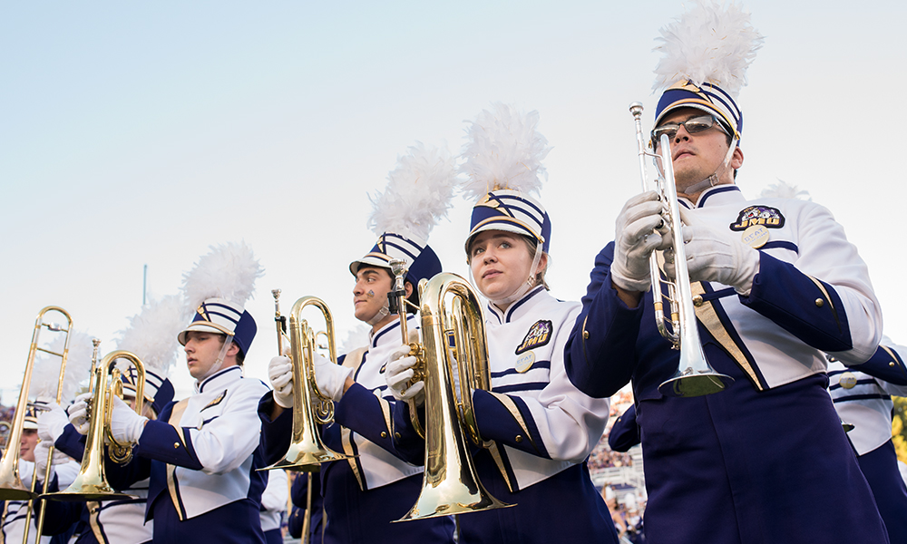 Marching Royal Dukes to perform at prestigious state music conference - JMU