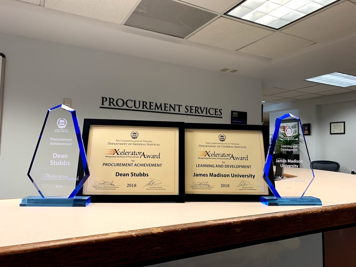 JMU Procurement Wins Two Xcelerator Awards - JMU