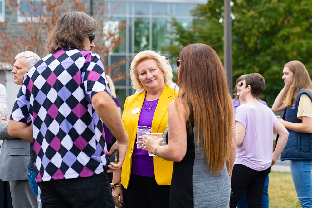 Dedicating Holland Yates Hall - JMU