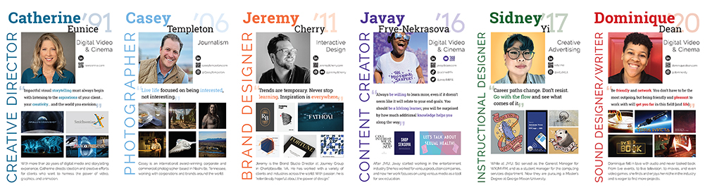 Exhibit allows SMAD students to showcase alumni's work - JMU